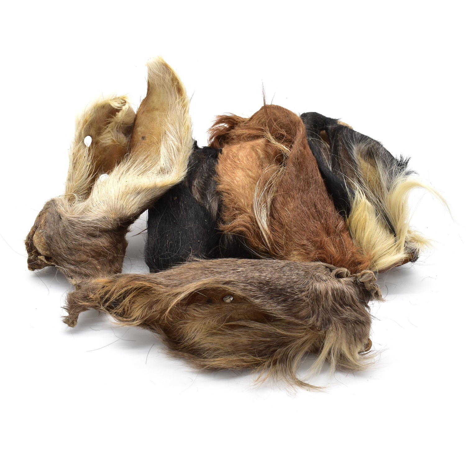 6 x Hairy Cow Ears/Cow Ears with Hair/Fur – WPS Pet Supplies